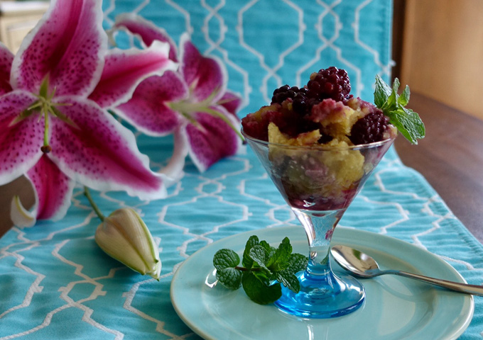 Air Fryer Berry Cobbler - PrettyFood